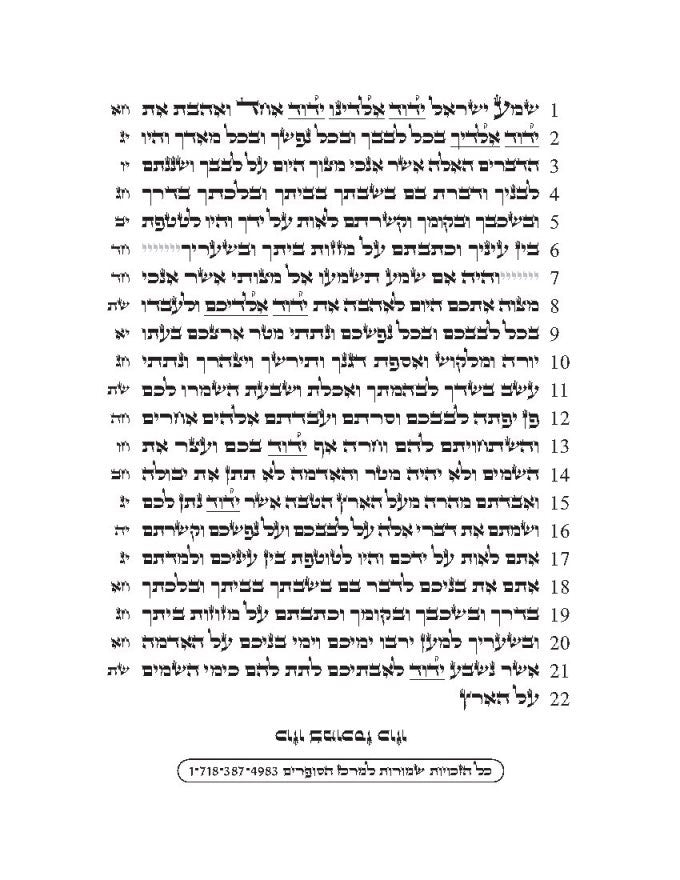 Tikun Sofrim Mezuzah – Merkaz Hosofrim
